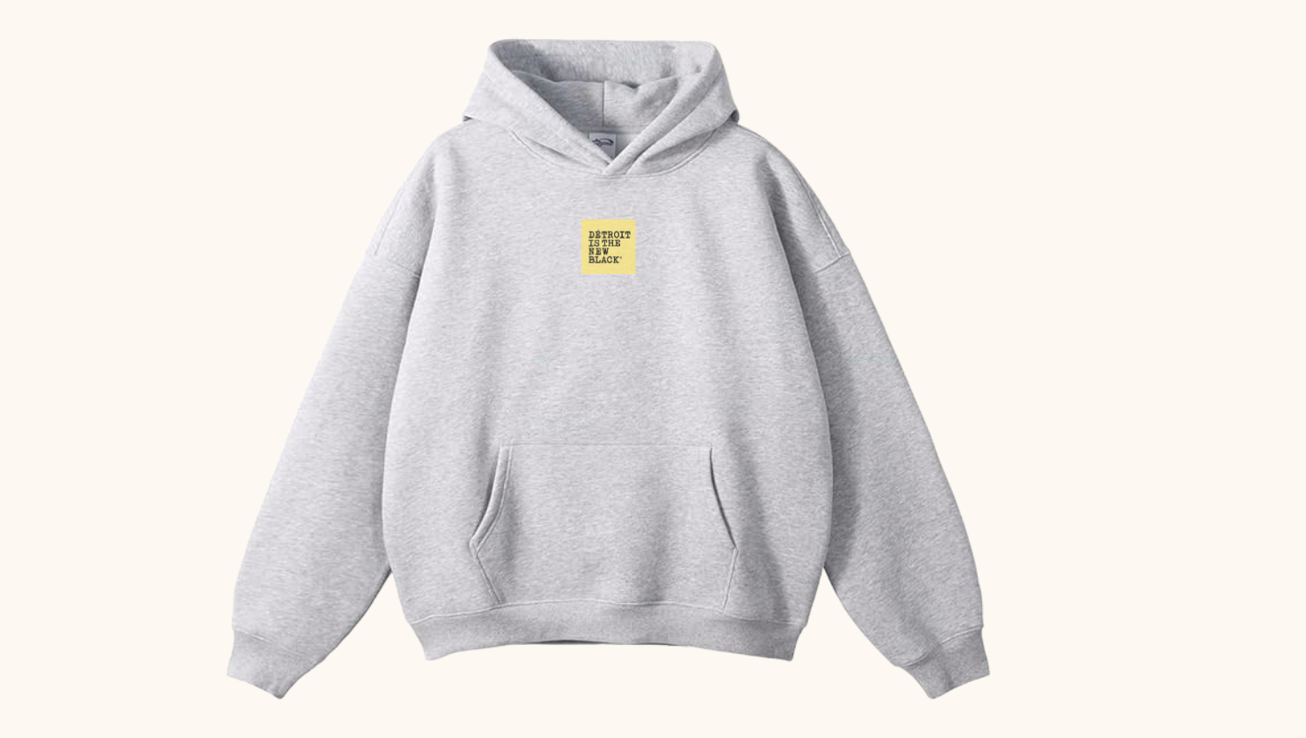 Stacked Square Hoodie – Détroit is the New Black.